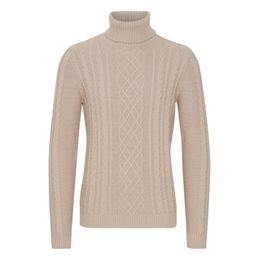 Rollkragenpullover 11 Project "Rollkragenpullover PRJamelio", Herren, Gr. XL, beige (humus), Obermaterial: 70% Baumwolle CO recyc.. 30% Polyester Pol. recyc.., Pullover Rollkragenpullover