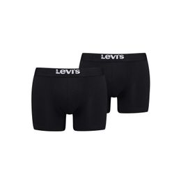 Levi's Boxershorts LEVI'S "Boxershort 2er Pack", Herren, Gr. XXL, schwarz, Obermaterial: 95% Baumwolle CO. 5% Elasthan EL., Unterhosen