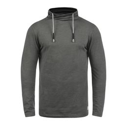 Langarmshirt Blend "Langarmshirt BHPallo", Herren, Gr. XL, grau (pewter mix), Web, Obermaterial: 60% Baumwolle CO. 40% Polyester PES., regular fit, ohne Ausschnitt, Shirts Langarmshirt