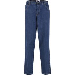 Bequeme Jeans DEF "DEF Herren DEF Tapered Loose Fit Denim", Damen, Gr. 32, Normalgr&ouml;&szlig;en, midblau washed, 100% Baumwolle, unifarben, Jeans