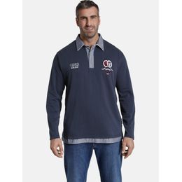 Sweatshirt Jan Vanderstorm "Sweatshirt FENNO", Herren, Gr. XXL, blau, Obermaterial: 100% Baumwolle CO., normal, ohne Ausschnitt, Sweatshirts Sweatshirt