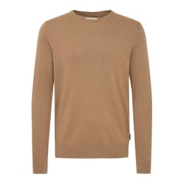Strickfleece-Pullover Blend "Strickpullover BHPullover", Herren, Gr. S, braun (otter), Obermaterial: 78% Viskose CV. 22% Polyester PES., Pullover