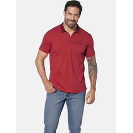Poloshirt Jan Vanderstorm "Poloshirt JORKLAN", Herren, Gr. XXL, rot, Obermaterial: 100% Baumwolle CO., Shirts