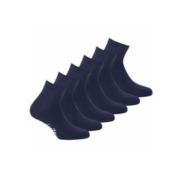 Kurzsocken Diadora "Socken 6er Pack", Damen, Gr. 43-46, blau (dunkelblau), Obermaterial: 75% Baumwolle CO. 23% Polyester PES. 2% Elasthan EL., Socken