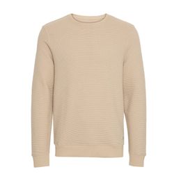 Longpullover Blend "Sweatshirt BHChristo", Herren, Gr. S, braun (crockery), Obermaterial: 57% Baumwolle CO. 43% Polyester PES., Sweatshirts Longpullover