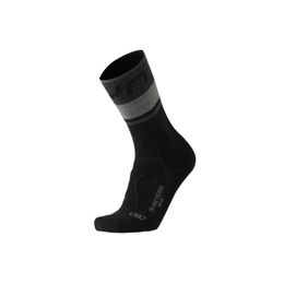 Kurzsocken uyn "Socken 1er Pack", Damen, Gr. 39-40, bunt (grau, schwarz), Obermaterial: 50% Polyamid PA. 24% Wolle mw. 16% Polypropylen PP. 7% Polyacryl PAN. 3% Elasthan EL., Socken
