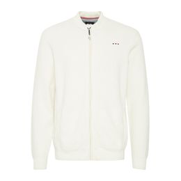 Sweatjacke FQ1924 "Sweatjacke FQKyle", Herren, Gr. XXL, wei&szlig; (cloud dancer), Obermaterial: 100% Baumwolle CO., Sweatjacken Sweatjacke