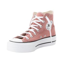 Sneaker Converse "CHUCK TAYLOR ALL STAR LIFT PLATFORM", Damen, Gr. 37,5, beige (light saddle, natural ivory), Textil, Schuhe Sneaker