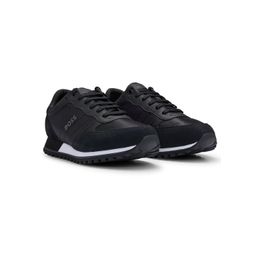 Sneaker BOSS "Sneaker Parkour-L Runn ny", Herren, Gr. 42, schwarz, Obermaterial: 100% Polyester PES. Futter: 100% Polyester PES. 100% Synthetik synthetic., Schuhe Sneaker