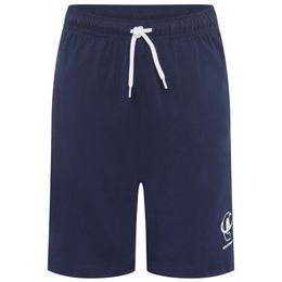Cargoshorts Champion "Graphic Bermuda", Jungen, Gr. S (128/134), N-Gr, nava, Obermaterial: 100% Baumwolle, Hosen, aus Baumwolle, sportlicher Stil