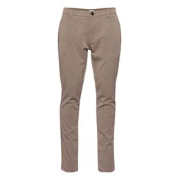 !Solid Stoffhose SOLID "Stoffhose SDFrederic", Herren, Gr. 30, L&auml;nge 34, braun (dune m), Obermaterial: 62% Polyester PES. 33% Viskose CV. 5% Elasthan EL., Hosen Stoffhose