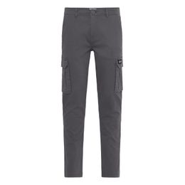 !Solid Cargohose SOLID "Cargohose SDCHASEY", Herren, Gr. 30, L&auml;nge 34, grau (forged iron), Obermaterial: 98% Baumwolle CO. 2% Elasthan EL., Hosen Cargohose