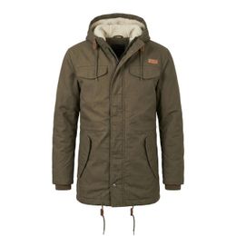Winterjacke Brandit "Brandit Herren Marsh Lake Parka", Herren, Gr. 4XL, olive, 80% Polyester, 20% Baumwolle, unifarben, normal, ohne Ausschnitt, Jacken Winterjacke