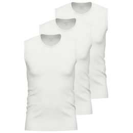 Unterhemd Ammann "3er Pack Tank Top Day Modern / Micro Modal", Herren, Gr. L, N-Gr, wei&szlig;, Obermaterial: 93% Modal CMD. 7% Elasthan EL., Unterhemden Unterhemd