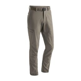 Funktionshose Maier Sports "Torid slim", Herren, Gr. 28, Kurzgr&ouml;&szlig;en, braun (schlamm), 90% Polyamid, 10% Elasthan, Hosen Funktionshose, Herren Wanderhose, atmungsaktive Outdoor-Hose, 4 Taschen, Slim Fit