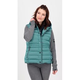 Steppweste LPO "GIMOUR VAIL VEST Women", Damen, Gr. 40/42 (M), blau, Web, 100% Polyester, tailliert h&uuml;ftbedeckend, Westen Steppweste, zum Wenden