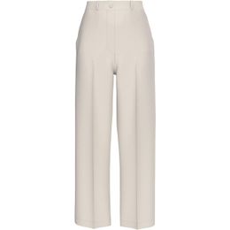 Chinohose Calvin Klein Jeans "BAGGY CHINO FASHION PANT", Damen, Gr. 10 (L), N-Gr, tofu, Web, Obermaterial: 98% Baumwolle, 2% Elasthan, unifarben, regular fit lang, Hosen Chinohose, Regular fit mit praktischen Taschen
