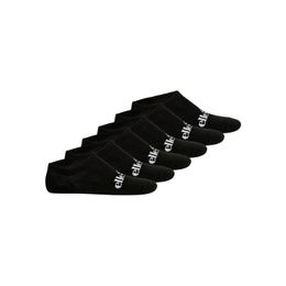 Sneakersocken Ellesse "Socken FRIMO NO SHOW SOCKS 6er Pack", Damen, Gr. 40-43, schwarz, Obermaterial: 76% Baumwolle CO. 22% Polyester PES. 2% Elasthan EL., Socken Sneakersocken