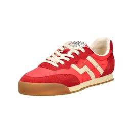 Sneaker Gant "Gant Sneaker Veloursleder/Textil", Damen, Gr. 38, rot, Textil, Veloursleder, Schuhe Sneaker