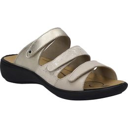 Sandale Josef Seibel "Ibiza 10, creme-multi", Damen, Gr. 36, beige (creme, multi), Obermaterial: 100% Rindsleder Leather cow., Schuhe Sandale