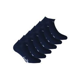 Sneakersocken Diadora "Socken 6er Pack", Herren, Gr. 35-38, blau (dunkelblau), Obermaterial: 75% Baumwolle CO. 23% Polyester PES. 2% Elasthan EL., Socken Sneakersocken