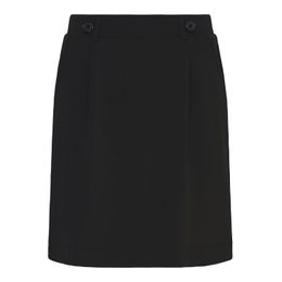 Minirock oxmo "Minirock BMMTAYRA SKIRT", Damen, Gr. S, grau (meteorite), Obermaterial: 95% Polyester PES. 5% Elasthan EL., R&ouml;cke Minirock