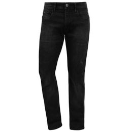 5-Pocket-Jeans INDICODE "5-Pocket-Jeans IDAldersgate", Herren, Gr. 36, L&auml;nge 34, schwarz, Jeans, Obermaterial: 98% Baumwolle CO. 2% Elasthan EL., unifarben, slim fit, Hosen 5-Pocket-Jeans