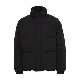 !Solid Steppjacke SOLID "Steppjacke SDMILO PUFFER SHORT", Herren, Gr. L, schwarz (true schwarz), Obermaterial: 100% Nylon NY., Basic, regular fit normal, Jacken Steppjacke