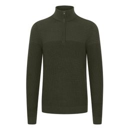 Strickfleece-Pullover 11 Project "Strickpullover PRAdam", Herren, Gr. XXL, gr&uuml;n (forest night), Obermaterial: 100% Baumwolle CO., Pullover