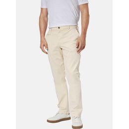 Chinos Babista "Chino DELMARIO", Herren, Gr. 54, N-Gr, grau (wollwei&szlig;), Obermaterial: 98% Baumwolle CO. 2% Elasthan EL., Hosen
