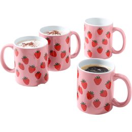 WITT 4-tlg. Tassen-Set, ros&eacute;, Gr&ouml;&szlig;e 0