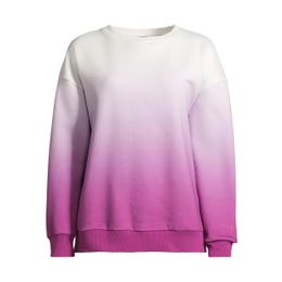 Sweatshirt SALZHAUT "Sweatshirt RANDAKEL", Damen, Gr. S, lila (plum), Obermaterial: 80% Baumwolle CO. 20% Polyester PES., Sweatshirts Sweatshirt