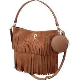 WITT Damen Handtaschen-Set, 2-tlg., braun, Gr&ouml;&szlig;e 0