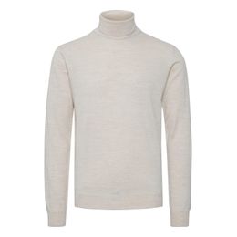 Strickfleece-Pullover Casual Friday "Strickpullover CFKonrad", Herren, Gr. 3XL, beige (light sand), Obermaterial: 50% Wolle WO. 50% Polyacryl PAN., Pullover