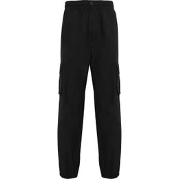 Cargohose DEF "DEF DEF Jumpa Cargopants", Damen, Gr. XL, US-Gr&ouml;&szlig;en, schwarz, 100% Polyester, unifarben, normal, Hosen Cargohose