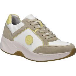 Sneaker Josef Seibel "Lissi 12, beige-multi", Herren, Gr. 40, beige (beige, multi), Obermaterial: 100% Rindsleder Leather cow., Schuhe Sneaker