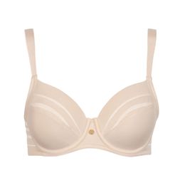 B&uuml;gel-BH LISCA "B&uuml;gel BH Alegra", Damen, Gr. 100, Cup D, beige, T&uuml;ll, Obermaterial: 83% Polyamid PA. 17% Elasthan EL., BHs B&uuml;gel-BH