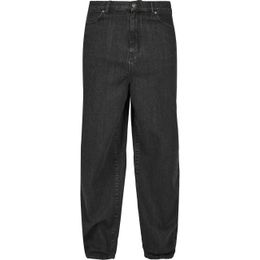 Bequeme Jeans Urban Classics "Urban Classics Herren 90&lsquo;s Jeans", Herren, Gr. 34, Normalgr&ouml;&szlig;en, schwarzacid washed, 100% Baumwolle, unifarben, Jeans
