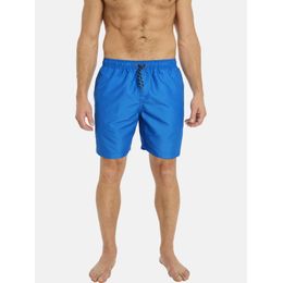 Badeshorts Jan Vanderstorm "Badeshort JOCKE", Herren, Gr. 4XL, weit, blau (royal blau), Obermaterial: 100% Polyester COOLMAX PES(Coolmax)., Badehosen Badeshorts