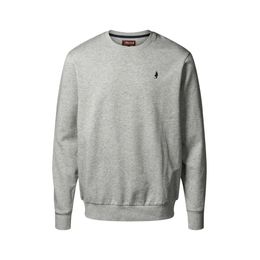 Rundhalspullover MCS "MCS sweatshirt MCSkyler", Herren, Gr. 3XL, grau melange, Obermaterial: 100% Baumwolle, Pullover Rundhalspullover