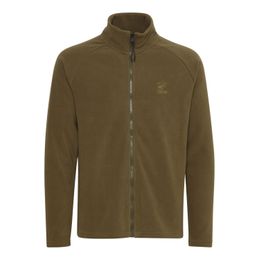 Fleecejacke INDICODE "Fleecejacke IDMandu", Herren, Gr. S, braun (capers), Obermaterial: 100% Polyester PES., Jacken Fleecejacke
