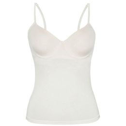 Sassa Mode BH-Hemd SASSA "BH Hemdchen CLASSIC MICRO", Damen, Gr. 95, Cup B, beige (elfenbein), Stoff, Obermaterial: 92% Polyamid PA. 8% Elasthan EL., BHs BH-Hemd