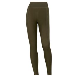 Sporthose Anita "Sport Tights Sport Tights Compression", Damen, Gr. 36, N-Gr, gr&uuml;n (schwarz oliv), Obermaterial: 72% Polyamid PA. 28% Elasthan EL., Hosen Sporthose