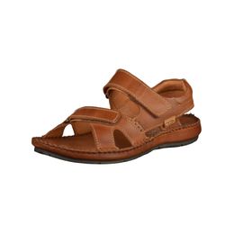 Sandale Pikolinos "Pikolinos Sandalen Leder", Herren, Gr. 43, braun, Leder, Schuhe Sandale