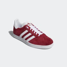 Sneaker adidas originals "GAZELLE", Herren, Gr. 40, rot (collegiate burgundy, ftwr wei&szlig;, gold metallic), Leder, Synthetik, Schuhe Damenschuh Skaterschuh Sneaker Sneaker low Retrosneaker