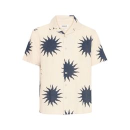 !Solid Leinenhemd SOLID "Leinenhemd SDPargav", Herren, Gr. M, N-Gr, beige (oatmeal), Obermaterial: 58% Leinen LI. 42% Viskose CV., Hemden