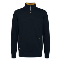 !Solid Longpullover SOLID "Sweatshirtpullover SDKaran", Herren, Gr. L, blau (insignia blau), Obermaterial: 100% Baumwolle CO., Sweatshirts Longpullover