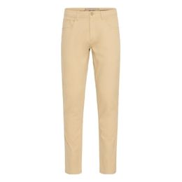 Chinohose Blend "Chinohose BHEDNAN twill 5-pocket", Herren, Gr. 36, L&auml;nge 34, beige (cornstalk), Obermaterial: 98% Baumwolle CO. 2% Elasthan EL., Hosen Chinohose