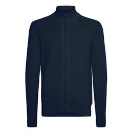 !Solid Strickjacke SOLID "Strickjacke SDNicklas", Herren, Gr. S, blau (insignia blau), Obermaterial: 100% Baumwolle CO., Strickjacken Strickjacke