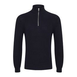 Troyer Casual Friday "Troyer CFKarlo", Herren, Gr. XXL, blau (schwarz navy), Obermaterial: 100% Baumwolle CO., Pullover Troyer